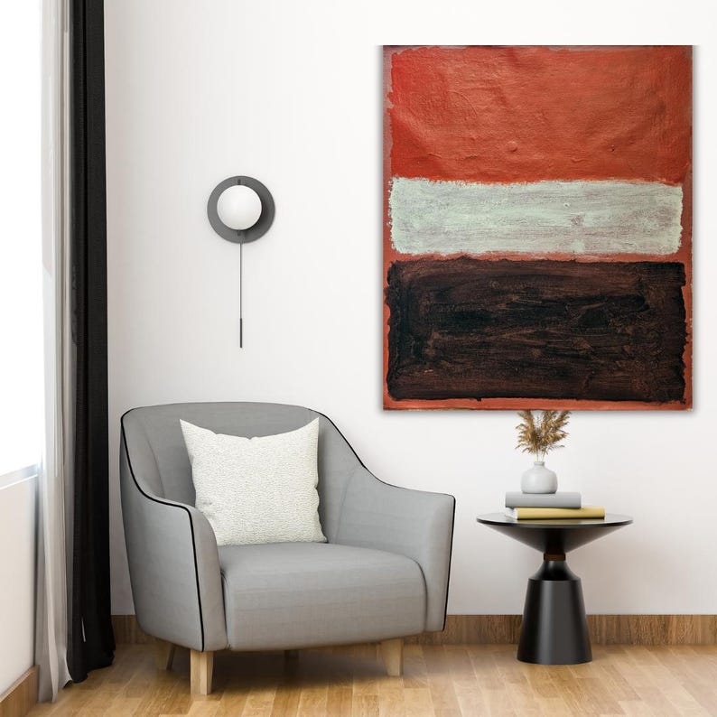 Mark R0thko Signed Vintage Painting American Abstract Expressionism ...