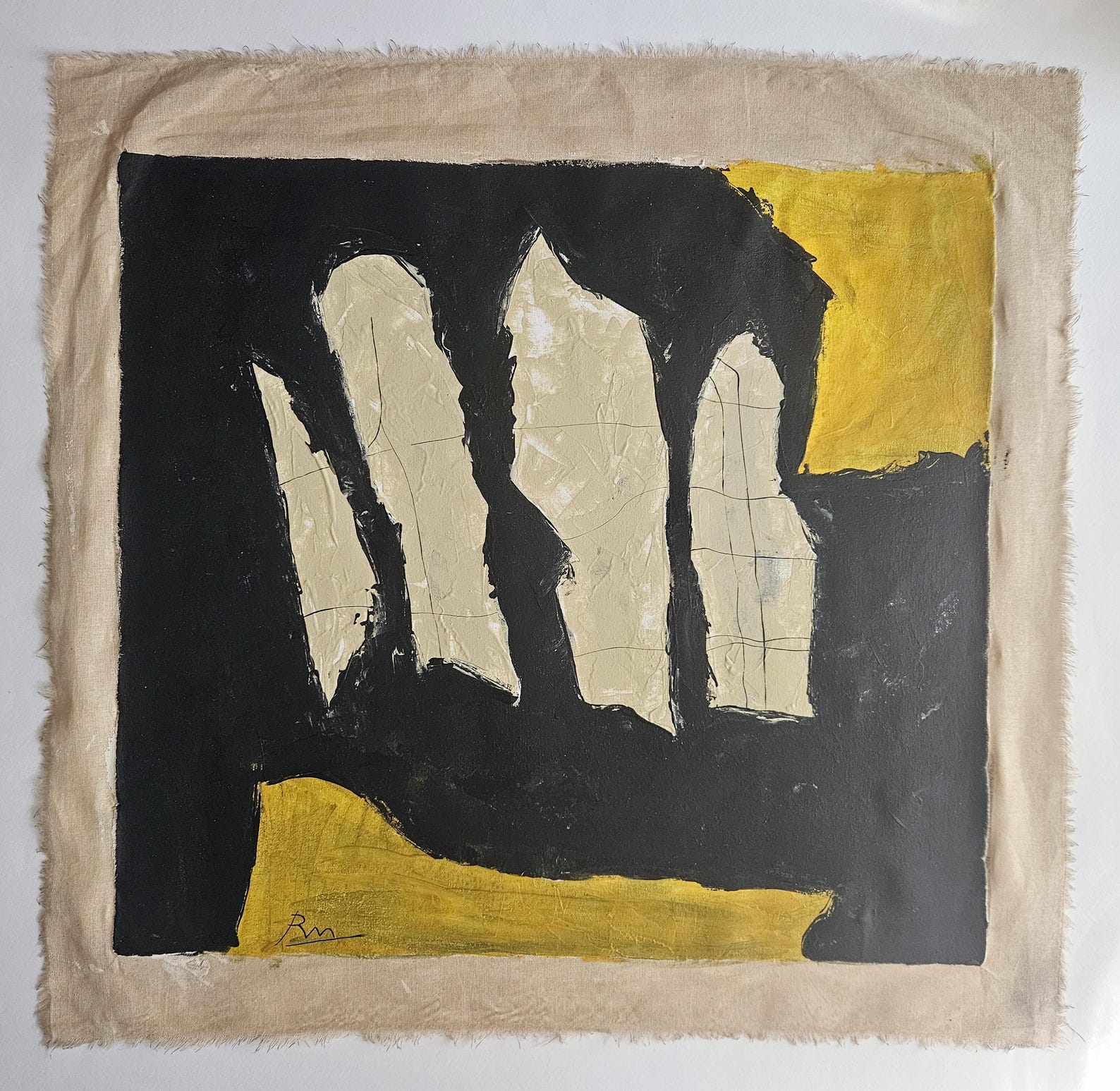 Robert Motherwell Signed Painting Abstract American Art - Etsy
