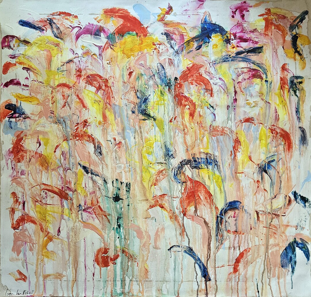 Joan Mitchell Signed Oil Painting Abstract American Art - Etsy