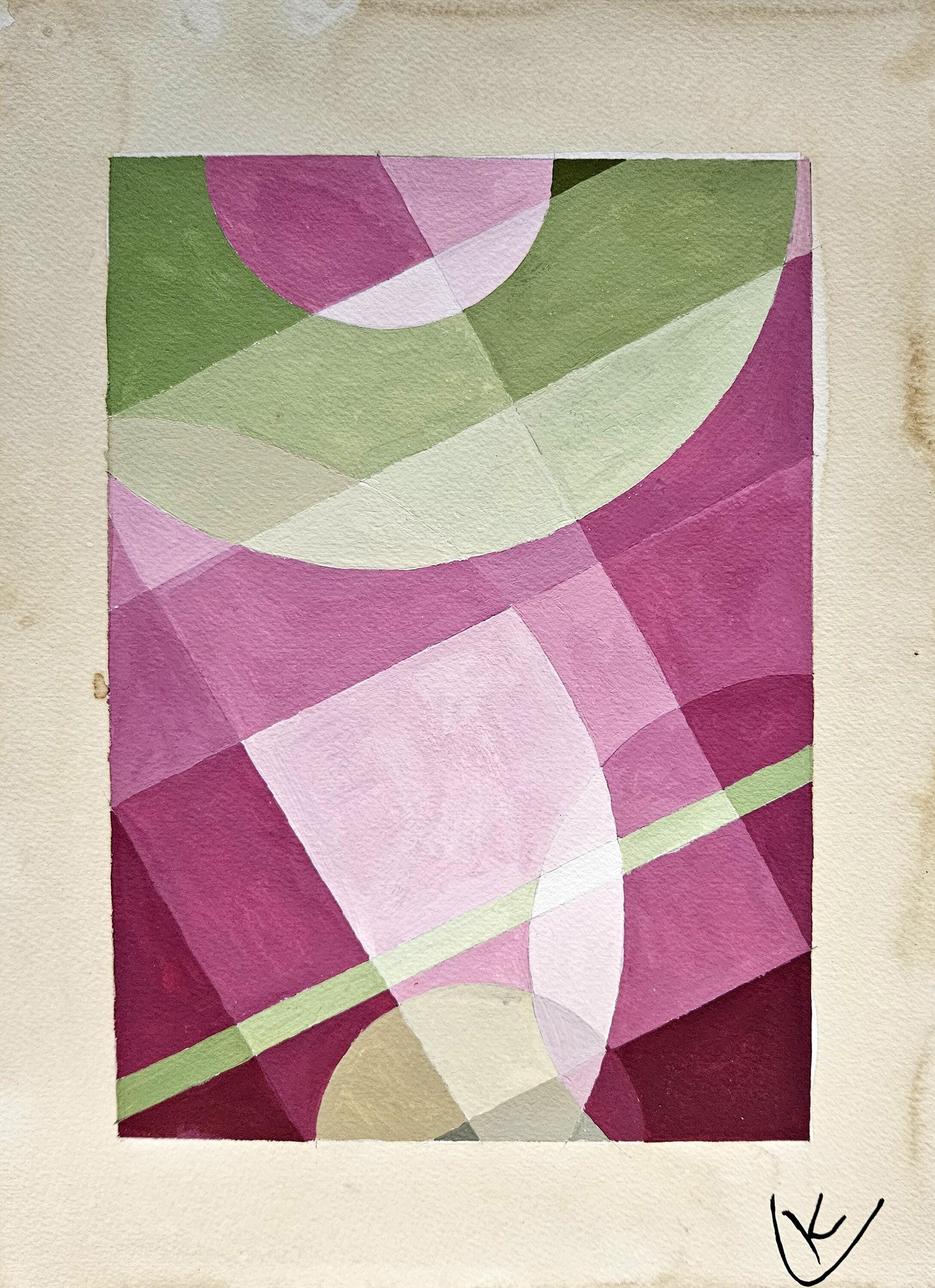 Wassily Kandinsky Signed Vintage Painting Geometric Abstract Art - Etsy