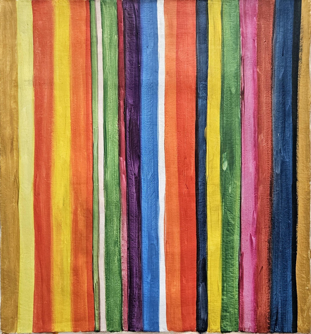 Morris Louis Style Signed Vintage Painting Color Field Abstract Art - Etsy