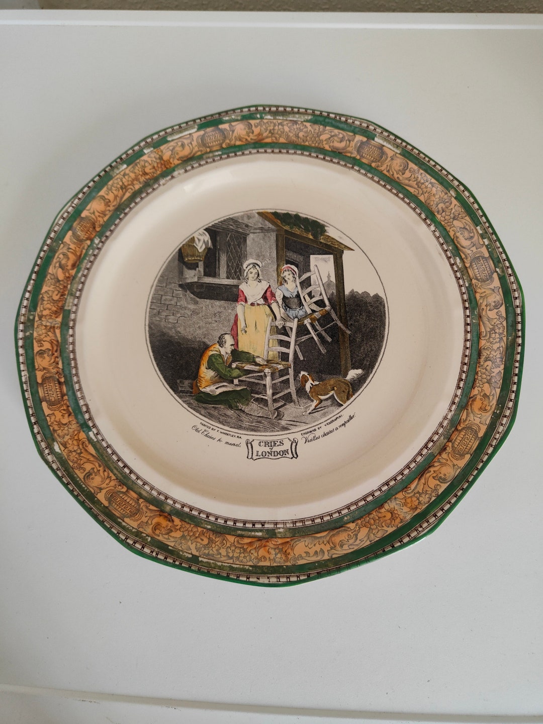 Adams Tunstall English Pottery Cries of London Series Old Chairs to ...