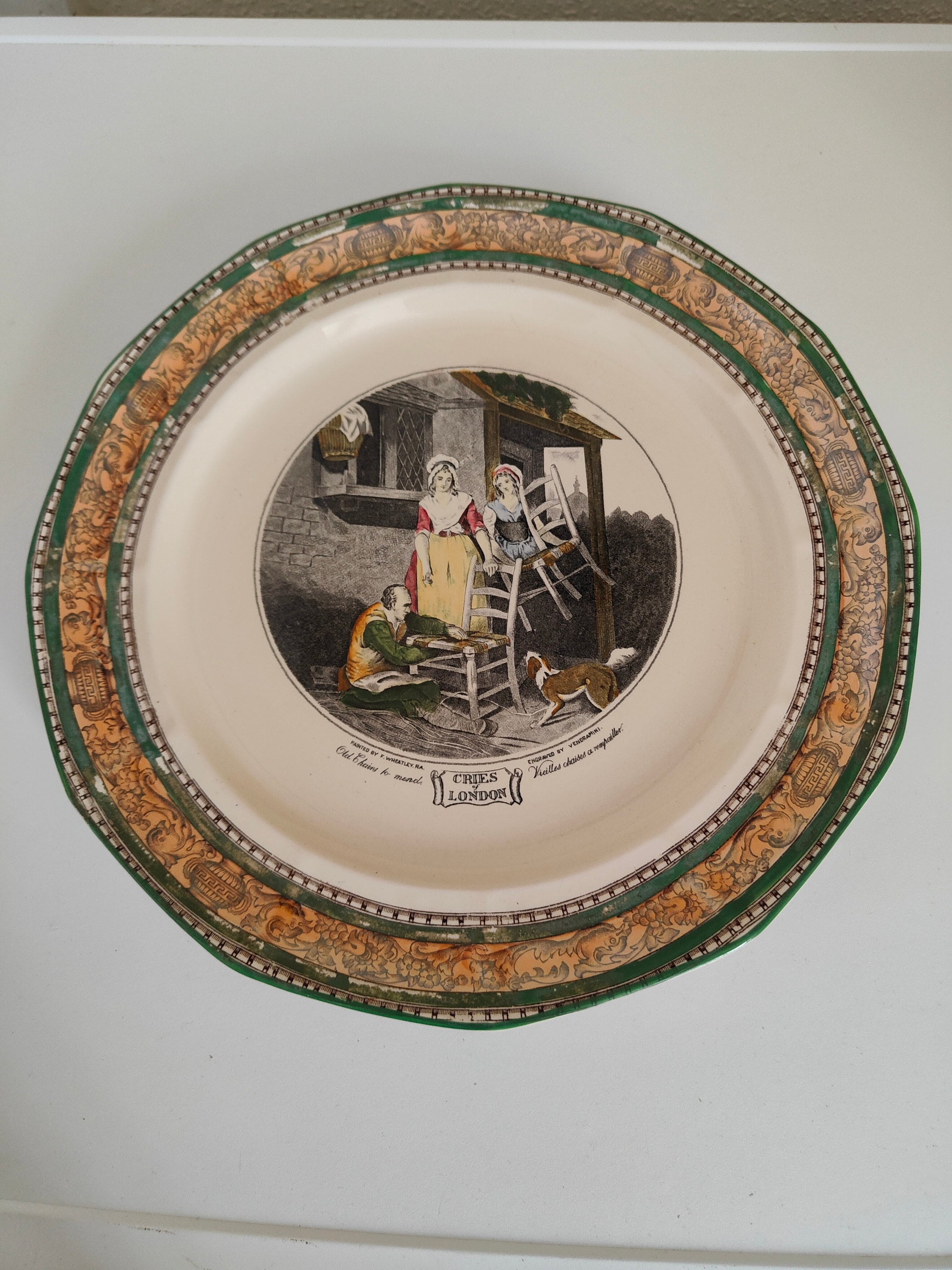 Adams Tunstall English Pottery Cries of London Series Old Chairs to ...