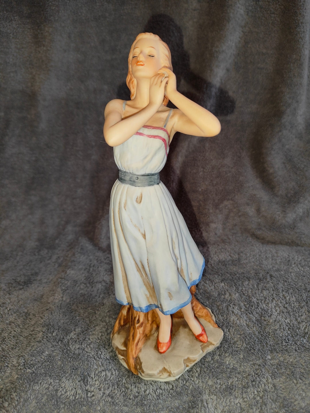 Porcelain Bisque Figurine of a Girl - Etsy