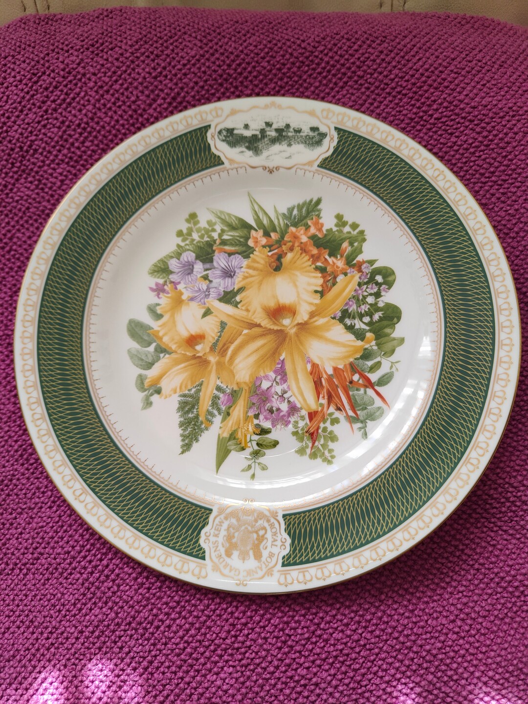Spode Royal Botanic Gardens Kew Flora Exotica Collectors Plate Princess ...
