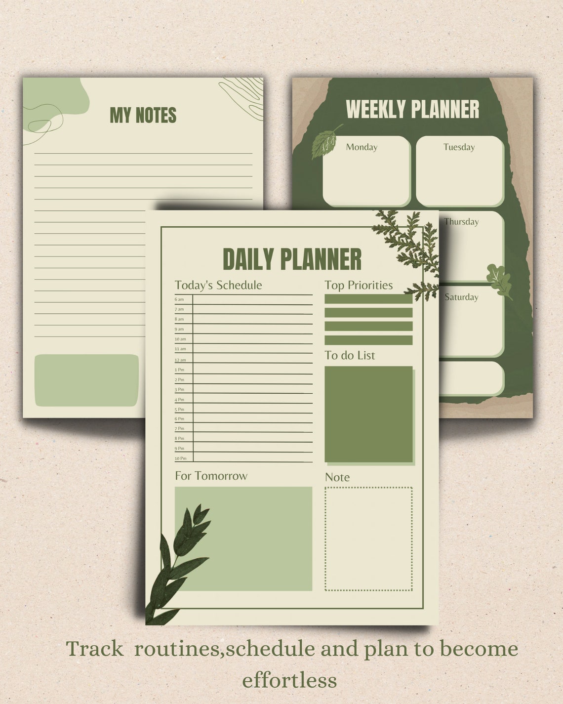 Printable Planner Template, Happy Planner, Daily Planner, Weekly ...