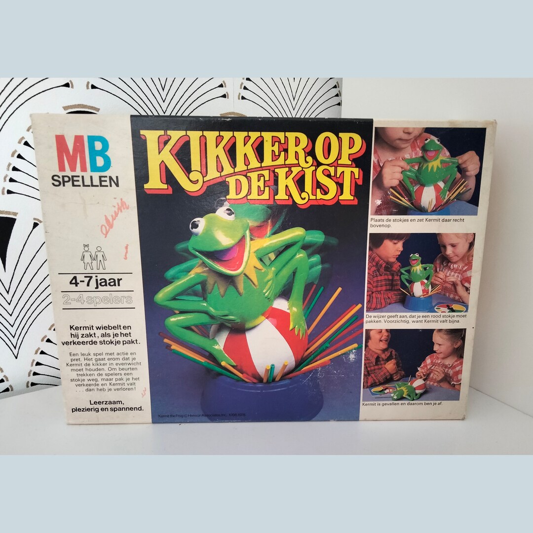 The Muppit Show Kermit the Frog Game. Frog on the Box. - Etsy Canada