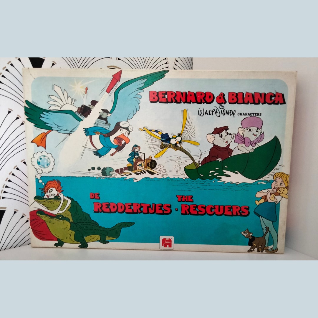 Walt Disney's the Rescuers, Bernard and Bianca Board Game, 1978 ...