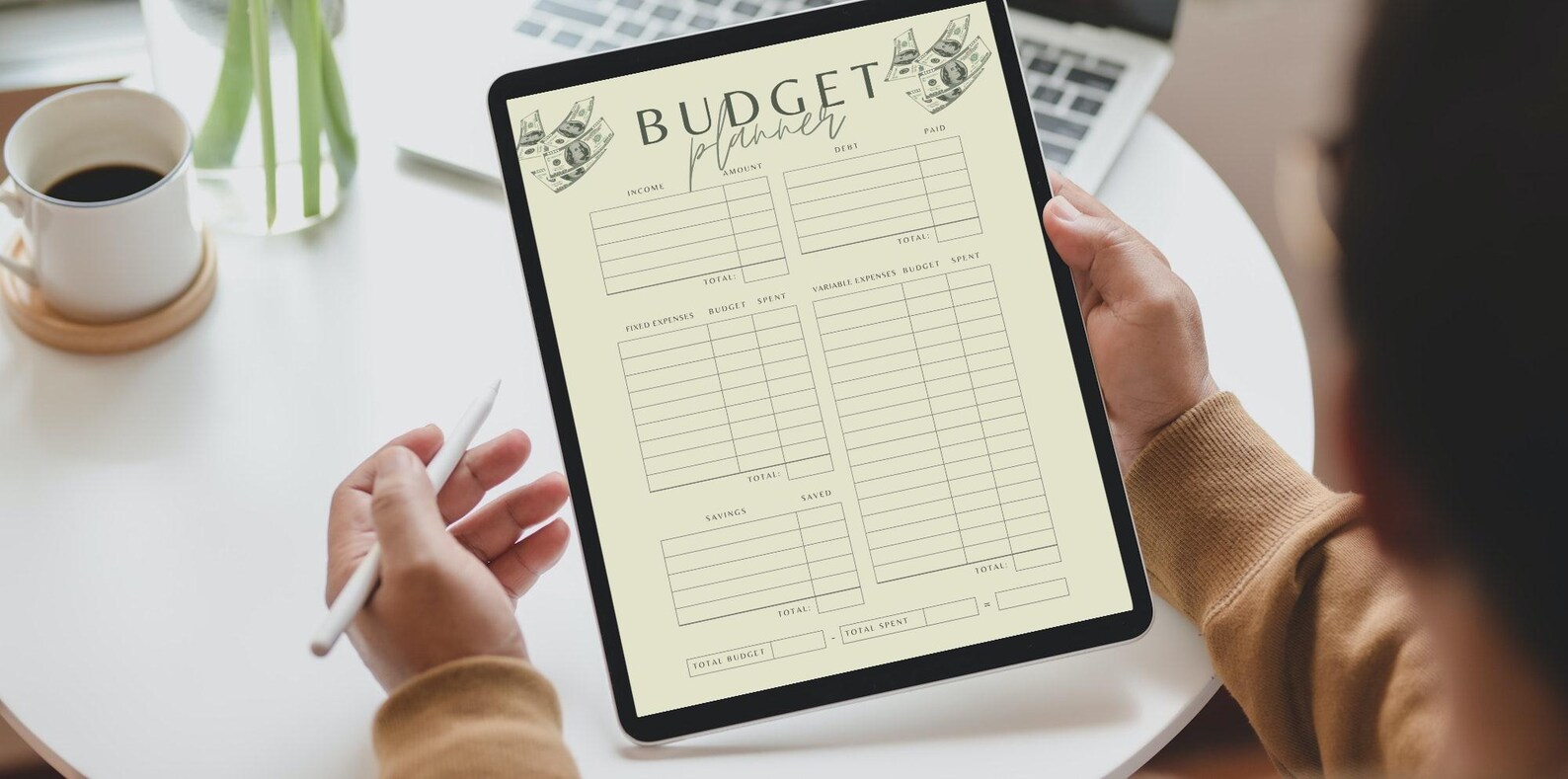 Digital Financial Budget Planner: iPad Finance Tracker Template - Etsy