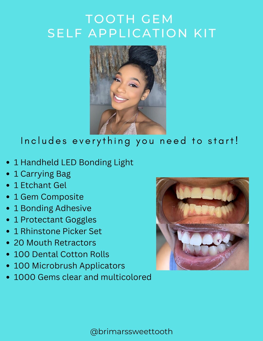 Tooth Gem Self Application Kit - Etsy