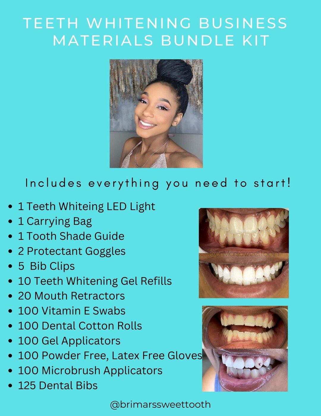 Teeth Whitening Materials Bundle Kit - Etsy