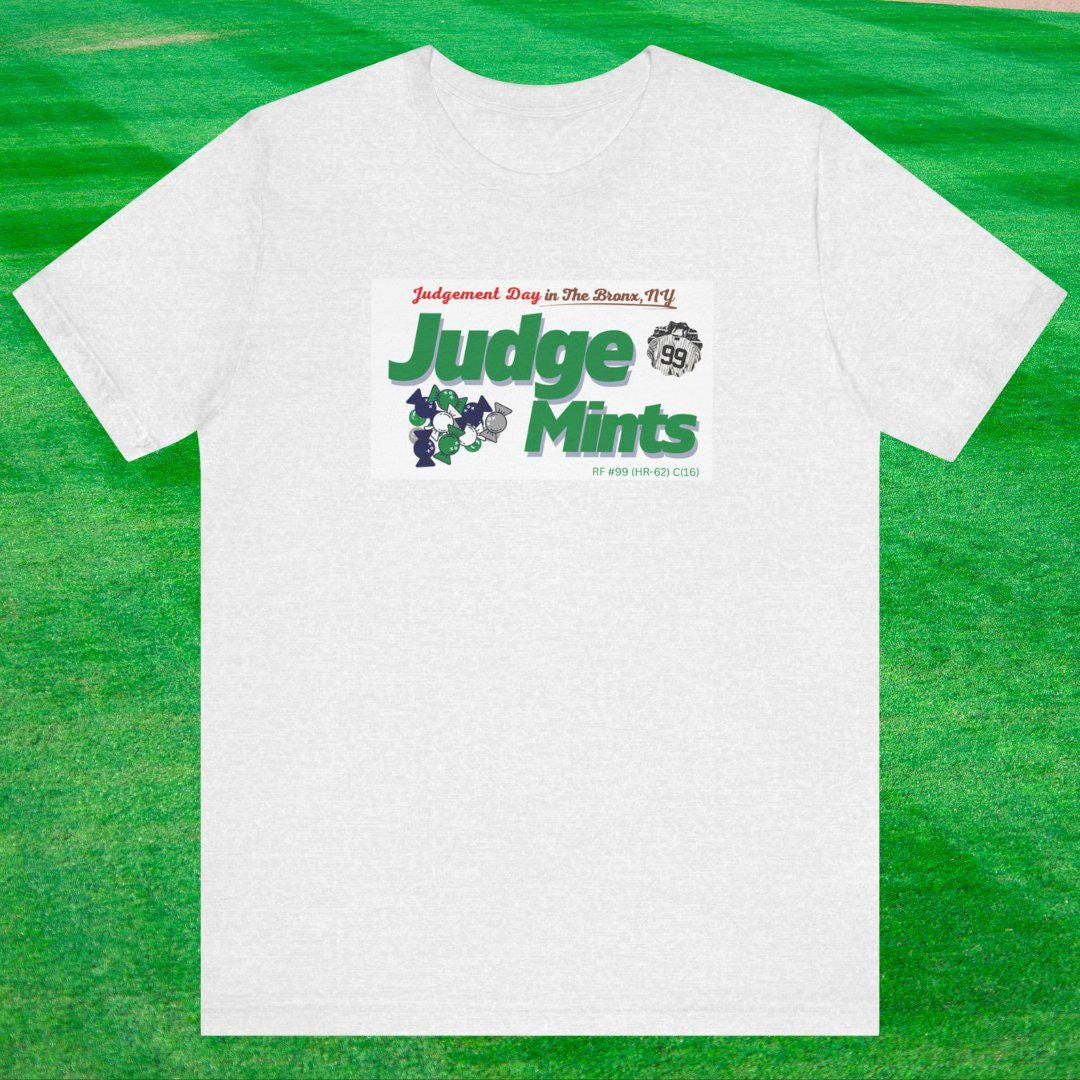 Judge Mints Shirt, Parody Judge Shirt, New York Yanks Shirt, Junior ...