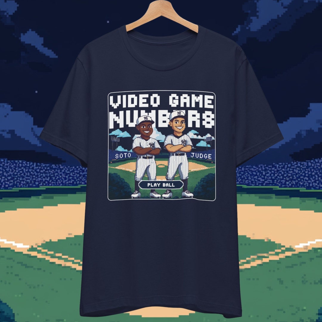 Video Game Numbers Shirt, Juan Soto Shirt, Aaron Judge Shirt, New York ...