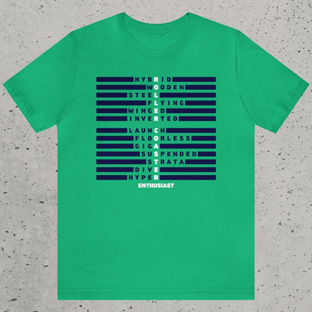Roller Coaster Shirt, Coaster Enthusiast Shirt, Roller Coasters ...