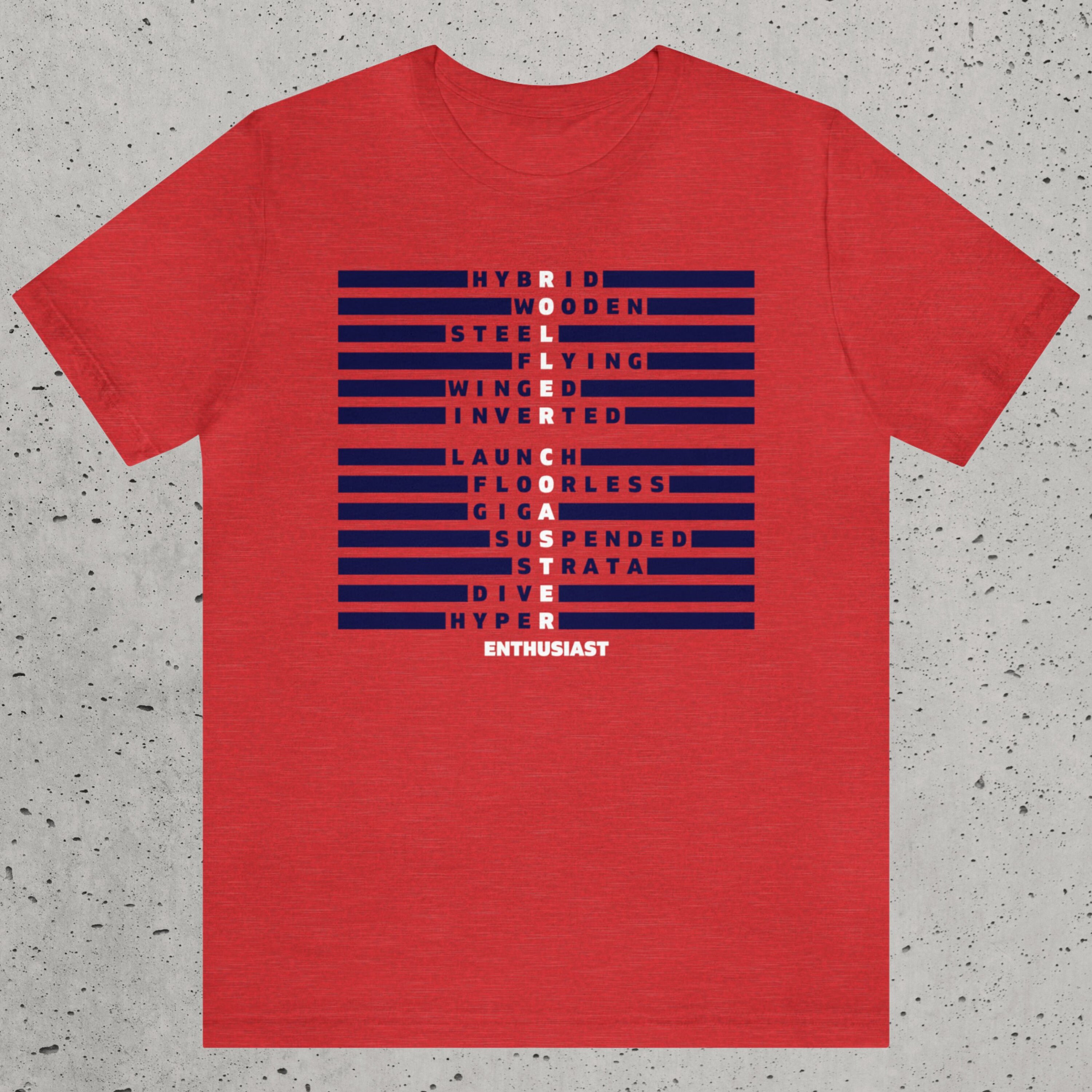 Roller Coaster Shirt, Coaster Enthusiast Shirt, Roller Coasters ...