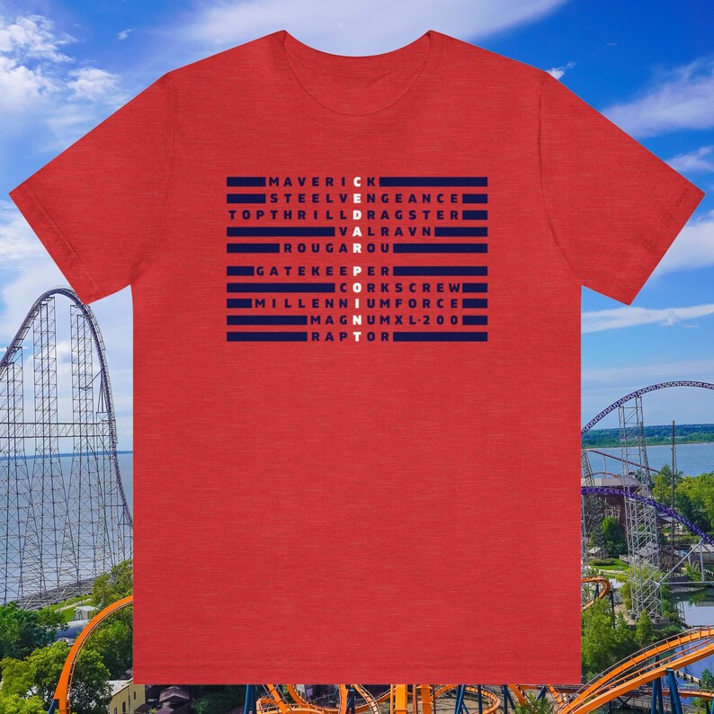Cedar Point Shirt, Roller Coaster Shirt, Sandusky Ohio, Coaster ...