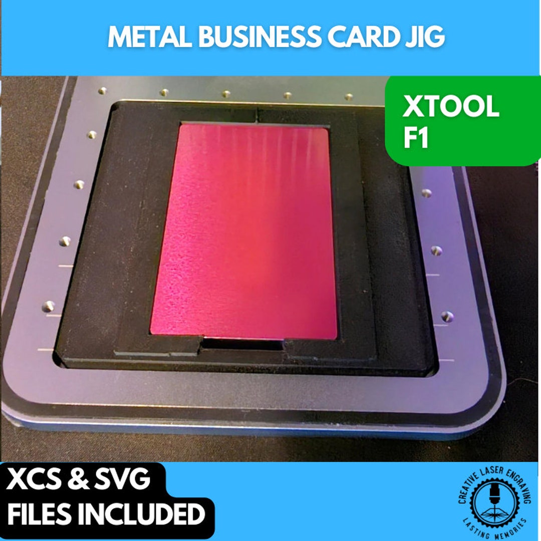 Xtool F1 Laser Engraver Card Jig - Etsy