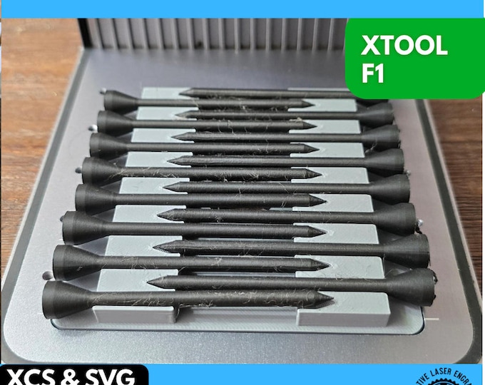 Golf Tee Jig Xtool F1 Laser Engraver, 3D Printed Jig, Xtool Fiber Laser Jig, Laser Jig, Fiber ...