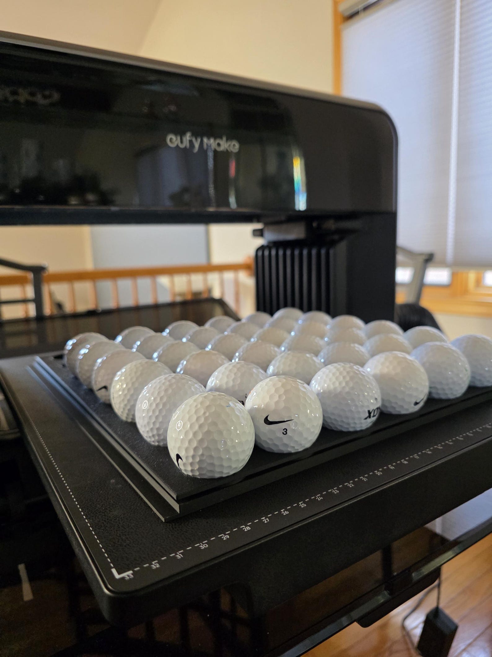 EUFY E1 UV Printer 48 Golf Ball Jig, Gol Ball UV Printing, Golf Ball ...