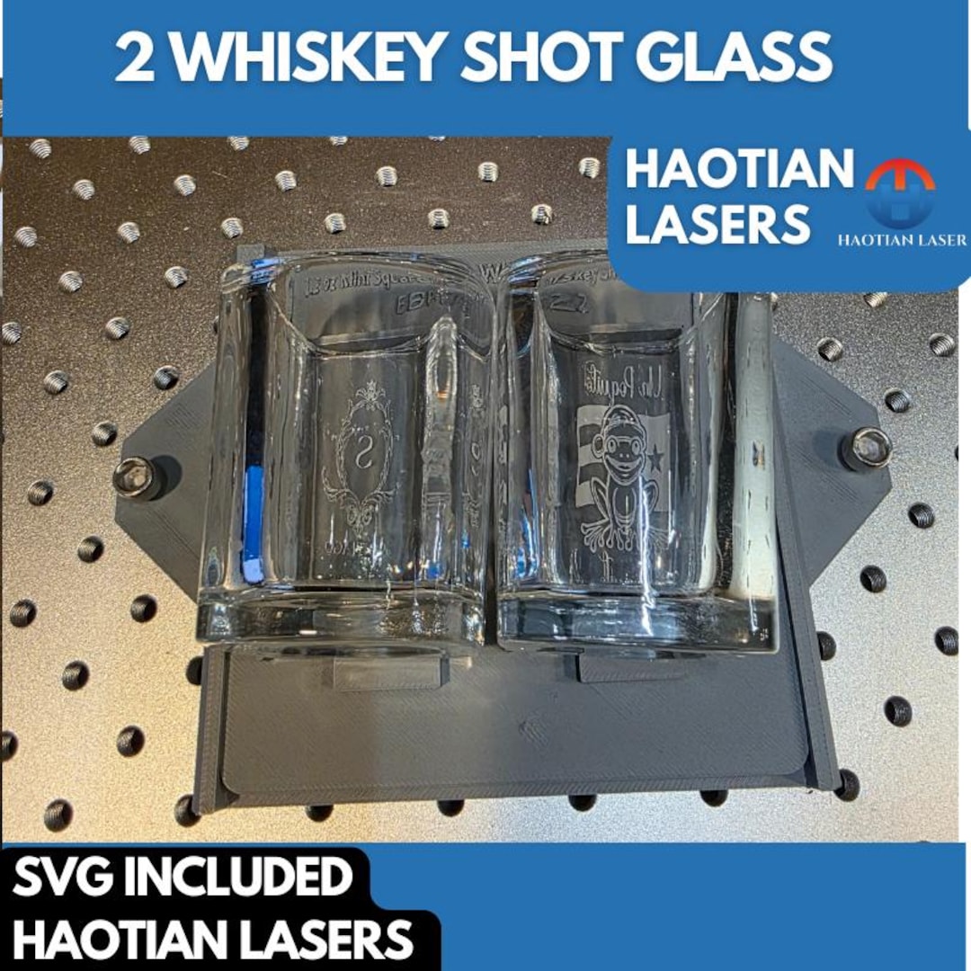 Whiskey Shot Glass Jig, Shot Glass Jig, 3D Printed Jig, Xtool Fiber ...