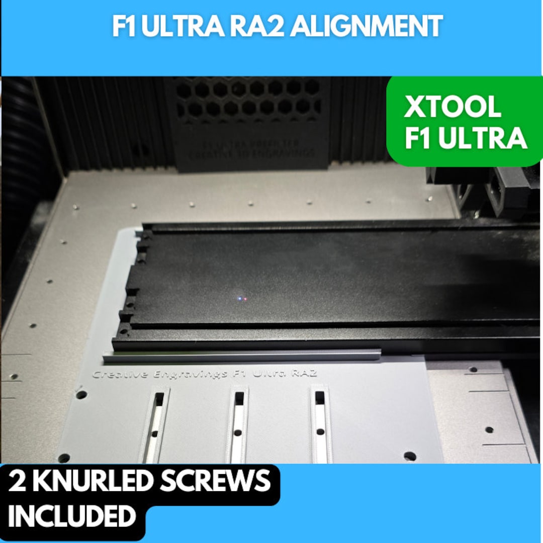 Xtool F1 Ultra RA2 Alignment Keeps Your RA2 in Place, 3D Printed Jig, Xtool Fiber Laser Jig ...