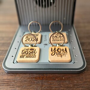 4 Square Wood Key Chain Jig F1 Laser Engraver - Etsy