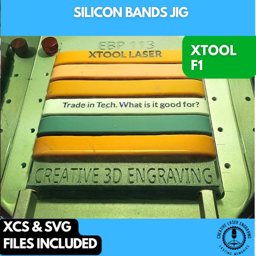 Silicon Bands Jig Xtool F1 Laser Engraver, Xtool, F1 Xtool Jig - Etsy