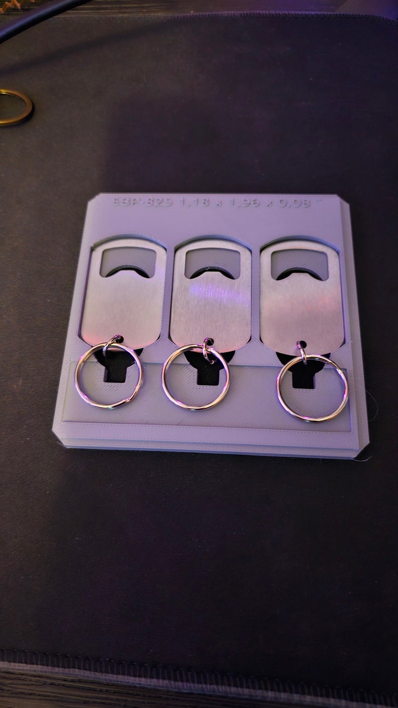 Metal Bottle Opener Keychain Jig Xtool F1 Laser Engraver - Etsy Australia