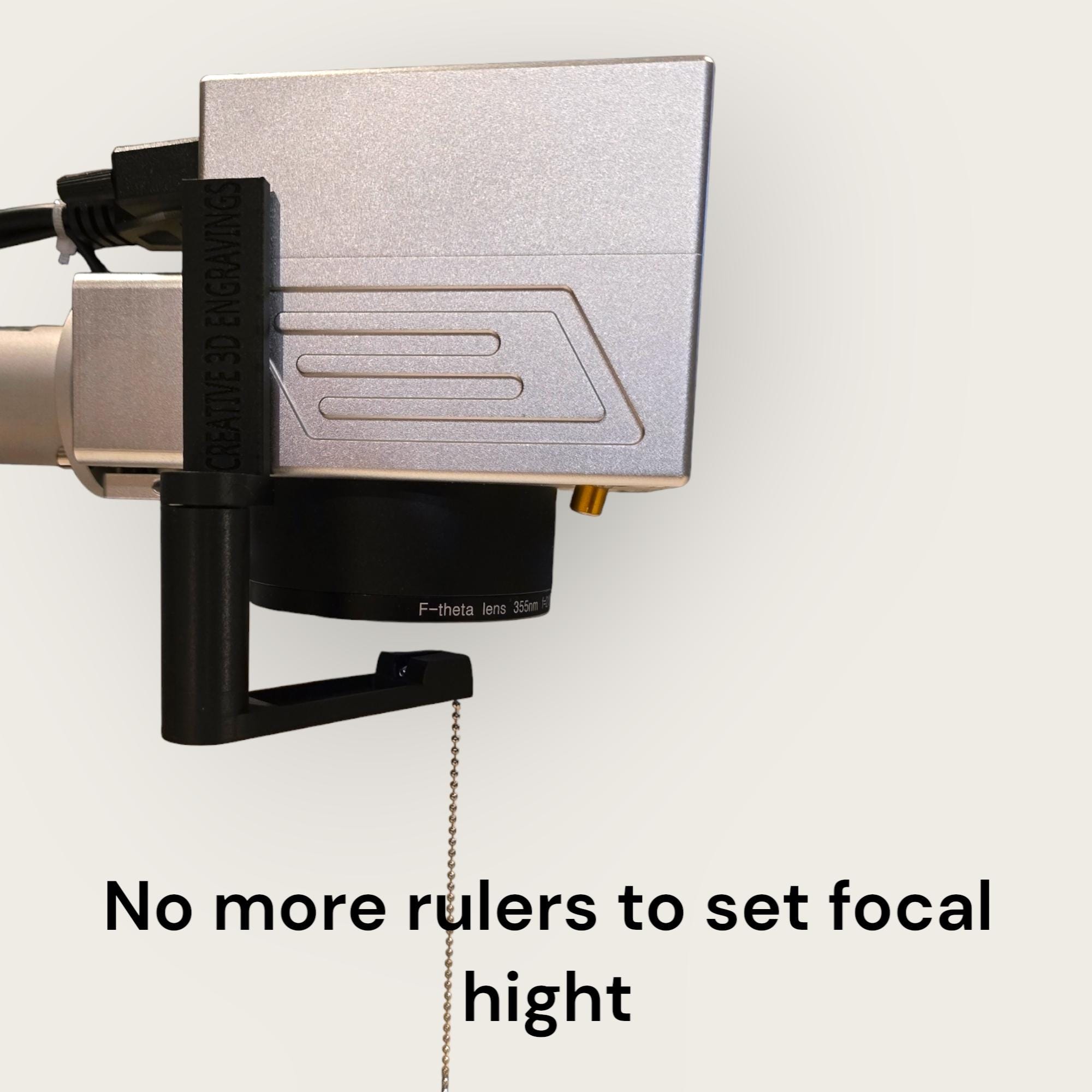 Fiber Laser Focal Chain, Laser Engraver, 3D Printed Focal Stick, Fiber ...