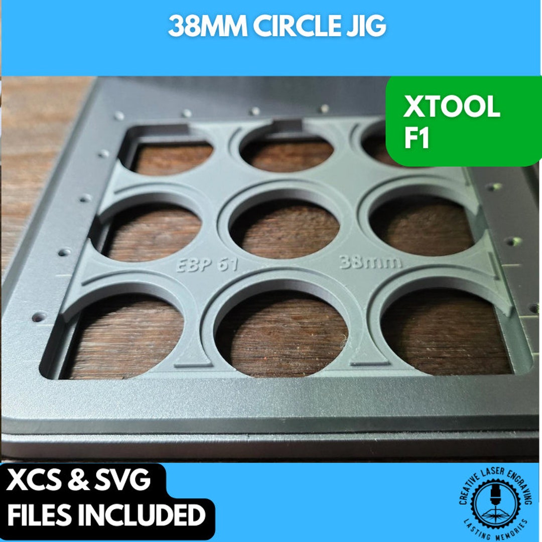 38mm Circle Jig Xtool F1 Laser Engraver - Etsy