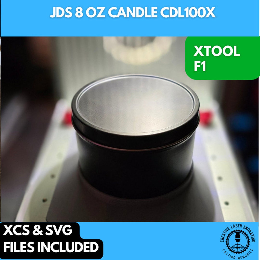 JDS 8 Oz Candle CDL100X Jig F1 Laser Engraver - Etsy