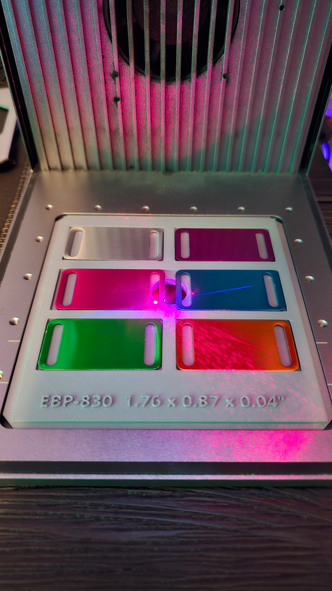 6 Coller Dog Tag Jig Xtool F1 Laser Engraver - Etsy