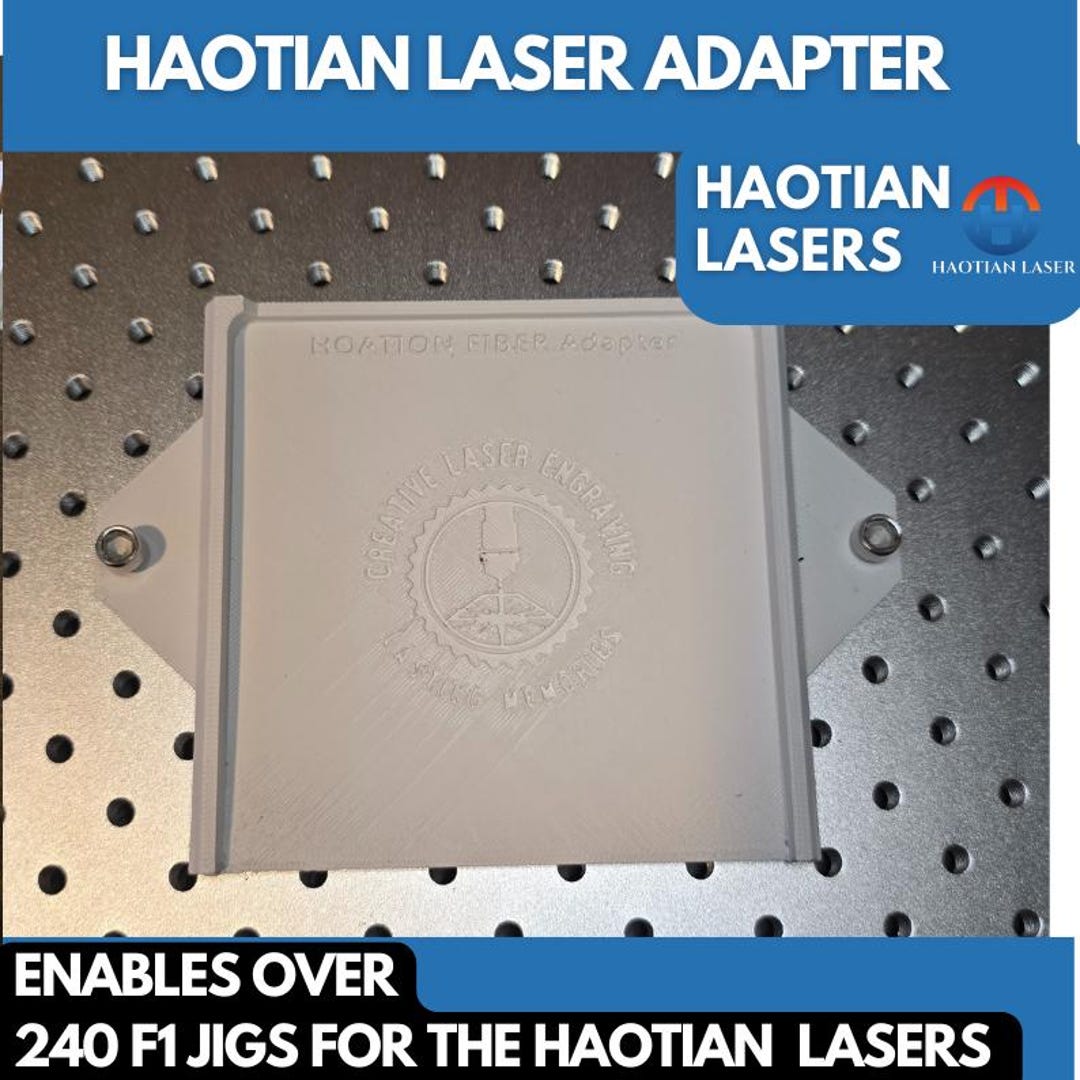 Haotion Fiber Slider Adapter F1 Jigs on Fiber Lasers With This Jig Adapter, 3D Printed Jig ...
