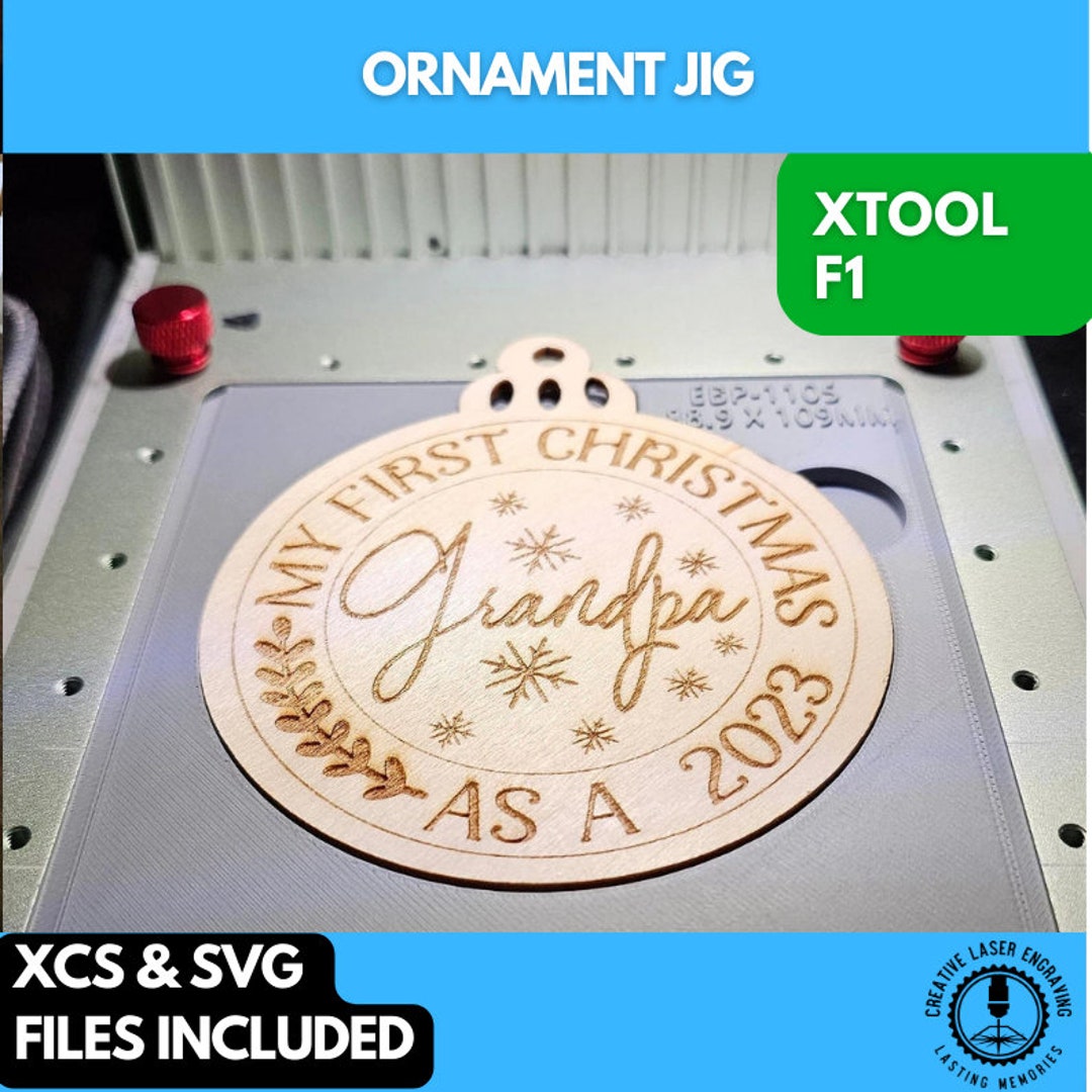 Ornament Xtool Jig Xtool F1 Laser Engraver - Etsy