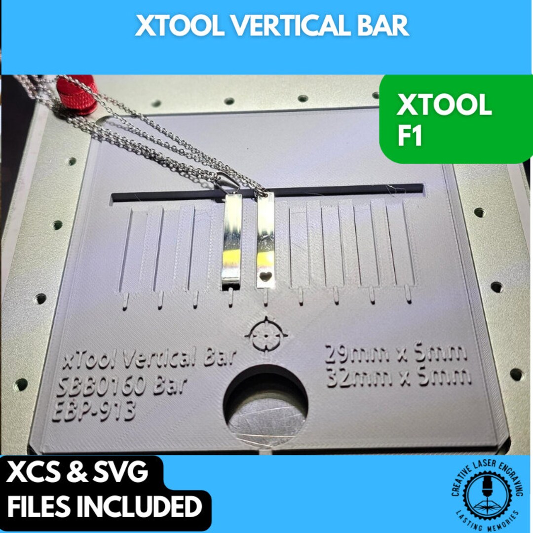 Xtool Vertical Bar Jewelry Jig for the Xtool F1 Laser Engraver - Etsy