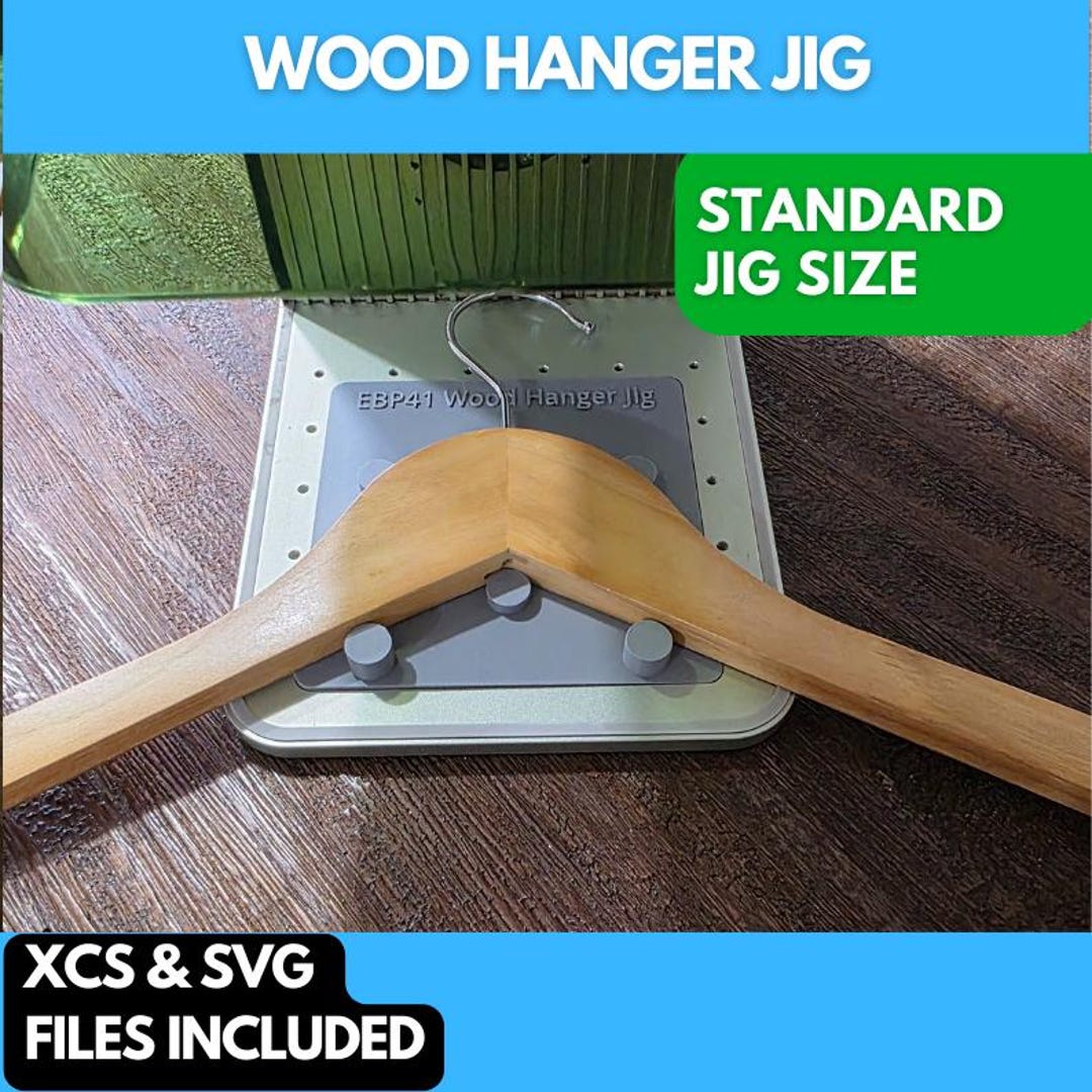 Wood Hanger Jig, Engrave Wood Hangers Jig With XCS File, Custom Xtool ...