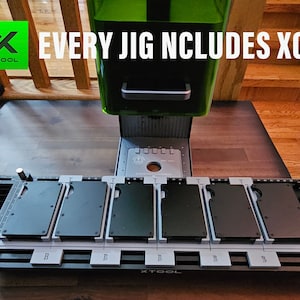 Xtool F1 Jig File Bundle for Metal Wallet Business Cards Dog Tags Bar ...