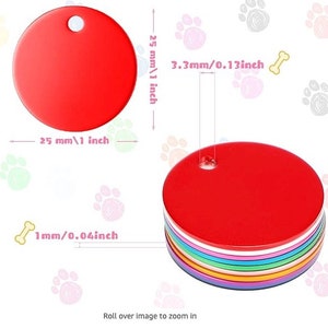 25 & 30mm Circle Dog Tag Jig Xtool F1 Laser Engraver - Etsy