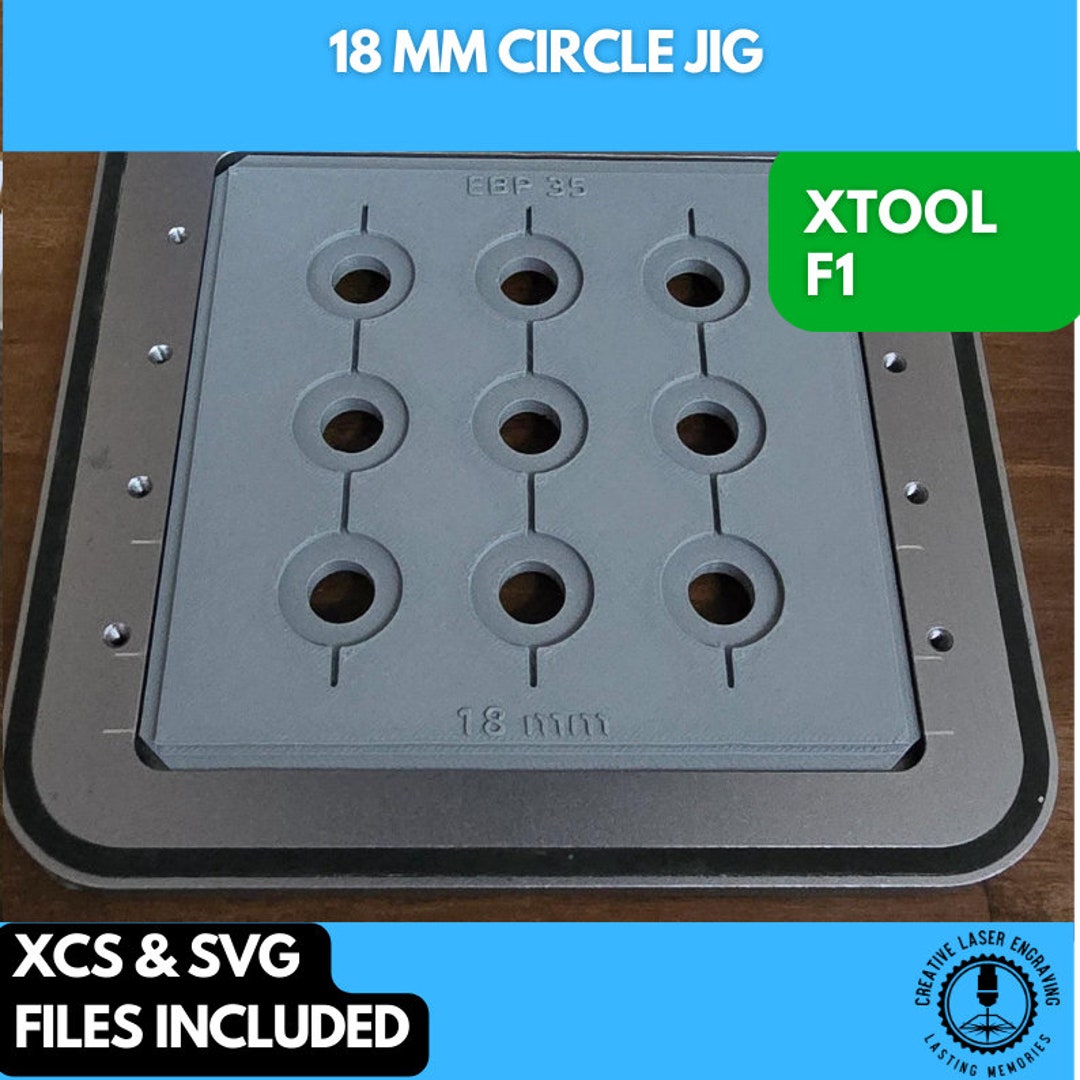 18 Mm Circle Jig Xtool F1 Laser Engraver - Etsy