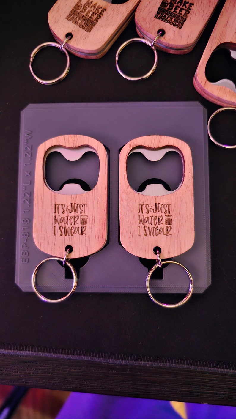 Xtool F1 Laser Engraver Wood Bottle Opener Jig - Etsy
