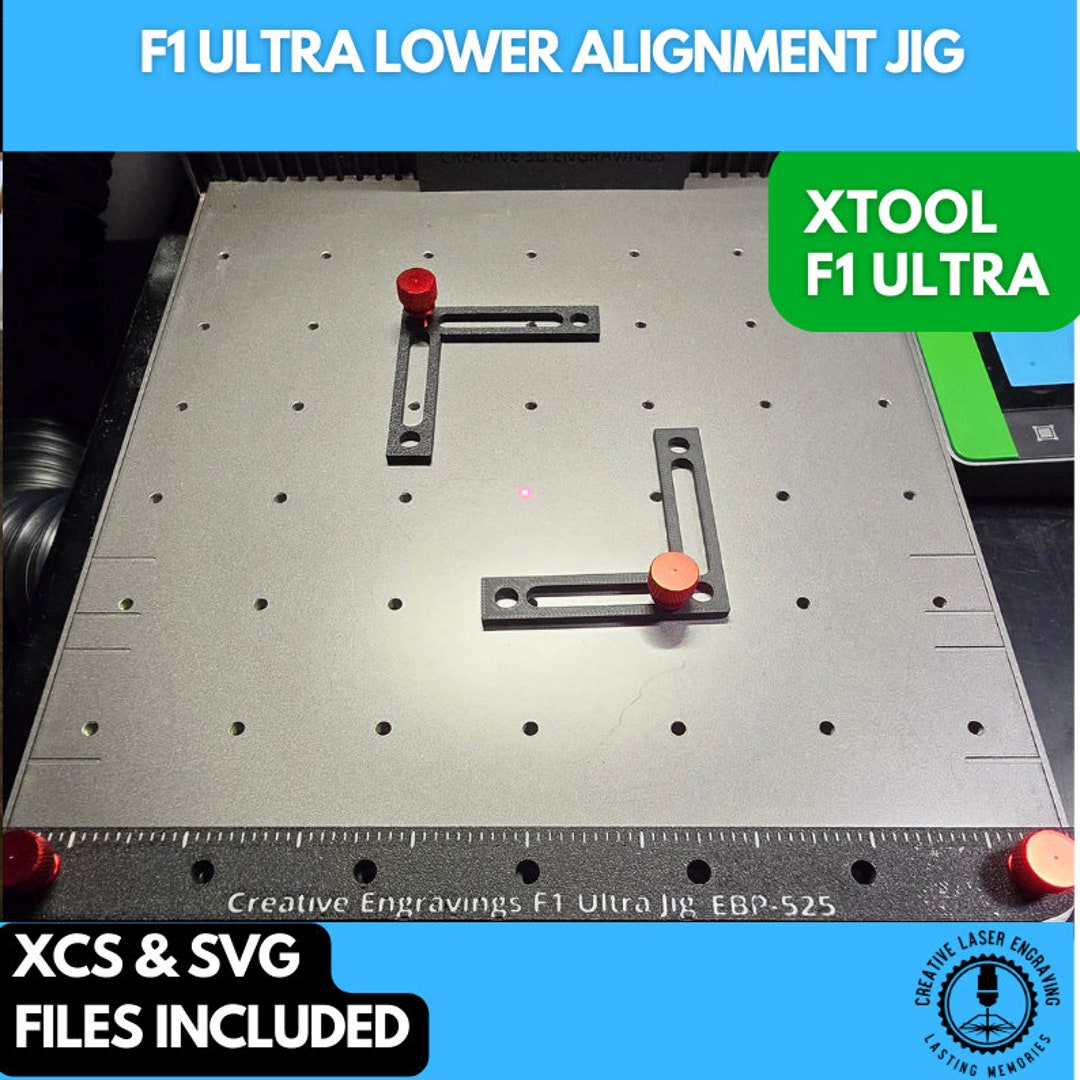 Lower Aligment Jig F1 Ultra Includes 4 Screws, 3D Printed Jig, Xtool Fiber Laser Jig, Xtool F1 ...