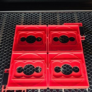 Xtool S1 Deluxe Square and Circle Coaster for Xtool S1 Diode Laser Jig ...