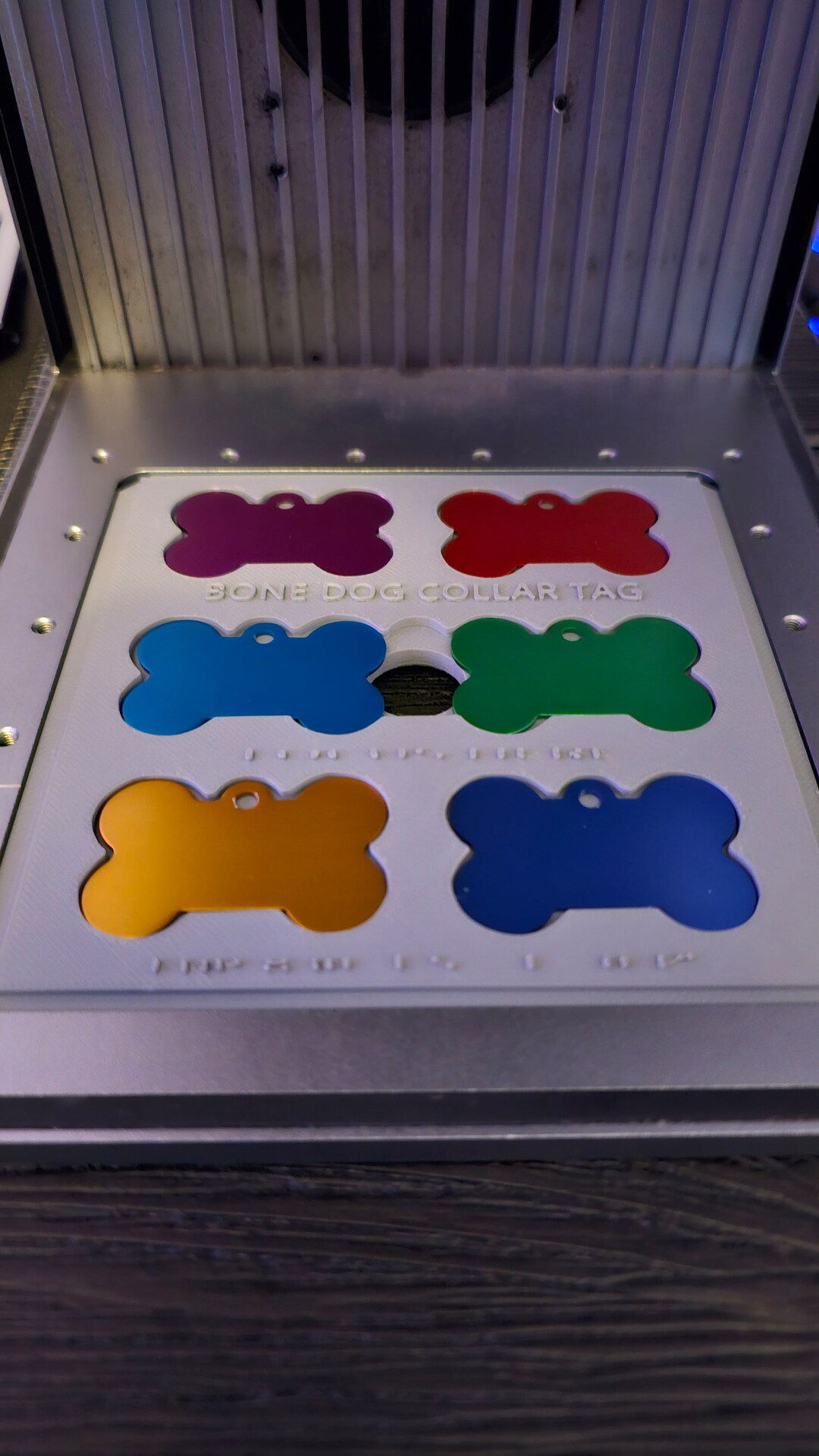 Dog Bone Shape Dog Tag Jig Xtool F1 Laser Engraver - Etsy