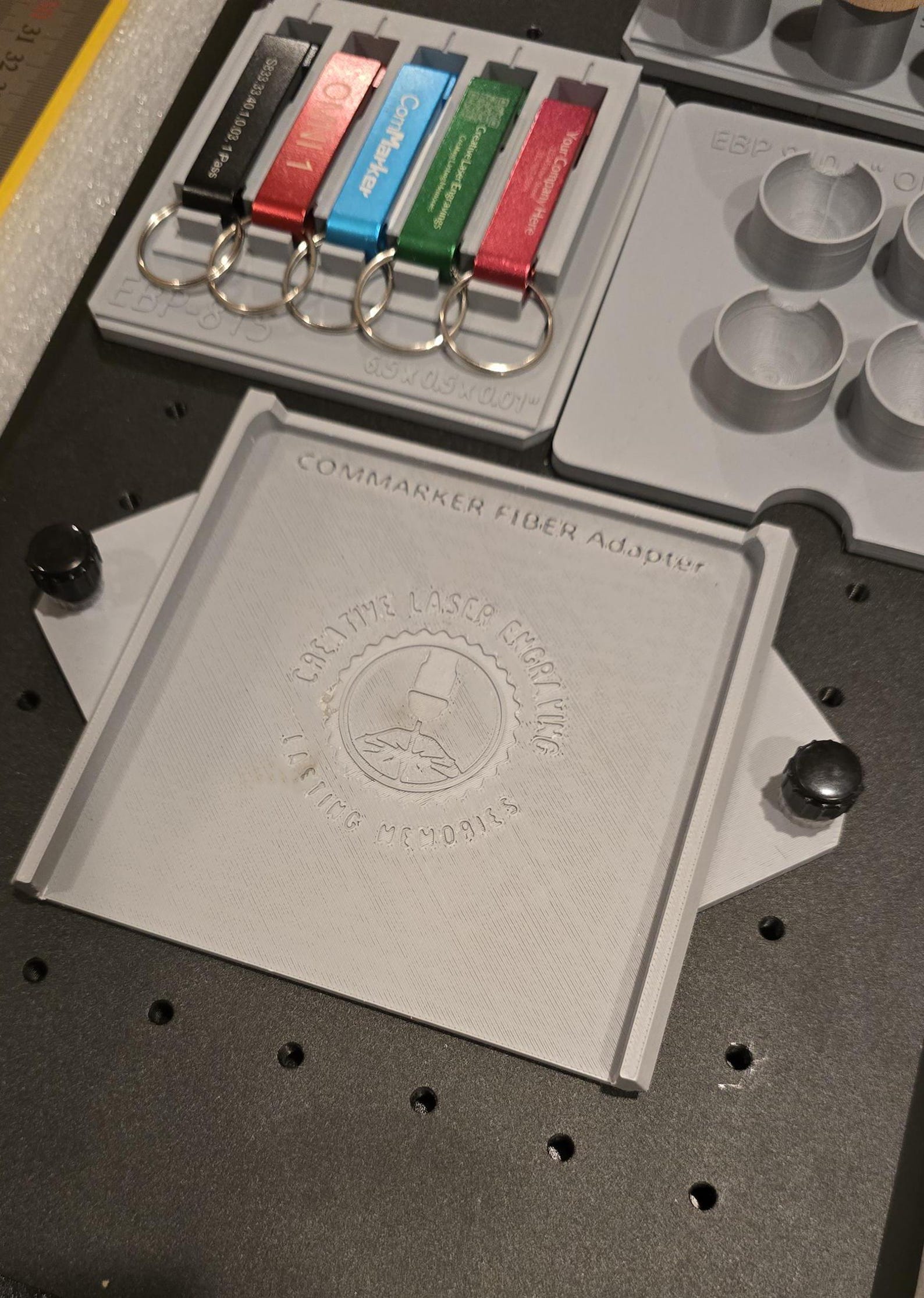 Commarker Fiber Slider Adapter F1 Jigs on Fiber Lasers With This Jig ...
