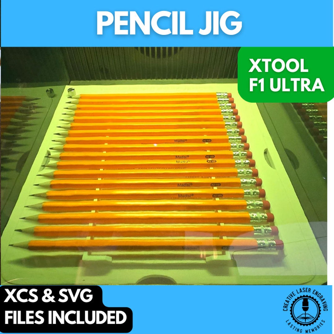 Pencil / Pen Jig Xtool F1 Ultra, 3D Printed Jig, Xtool Fiber Laser Jig ...