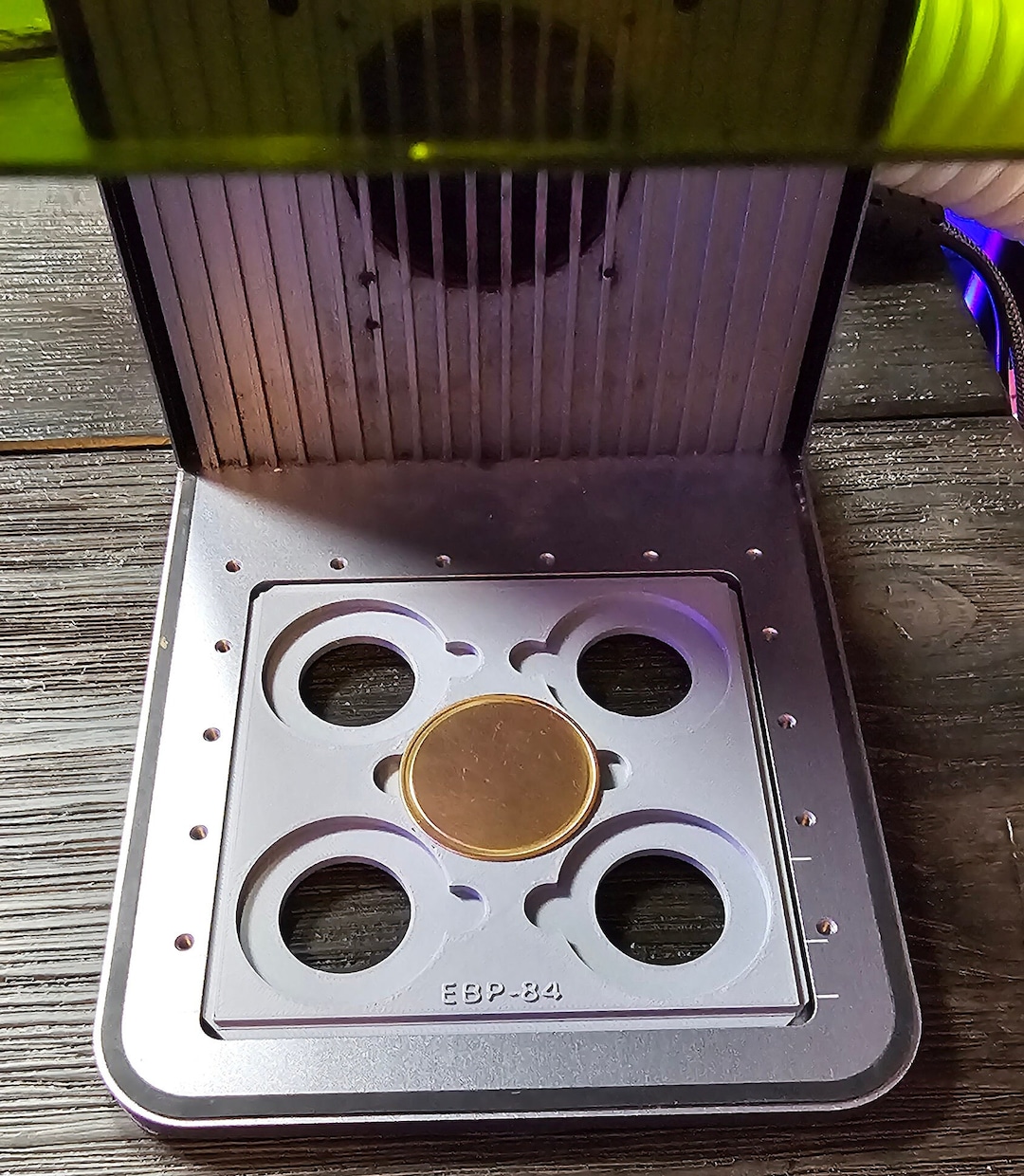 Xtool F1 Laser Engraver 40mm Brass Challanger Coin Jig - Etsy
