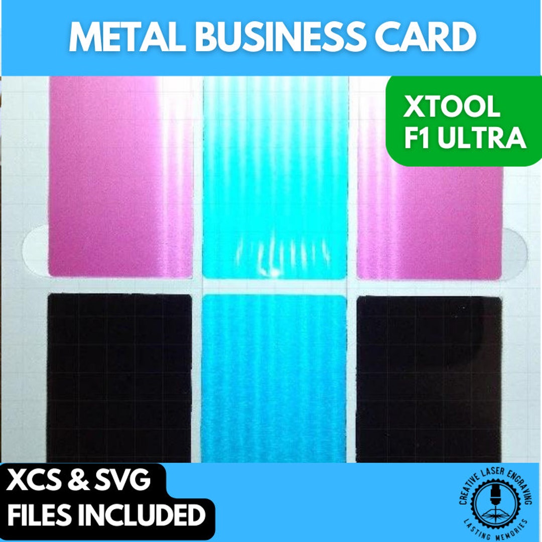Xtool F1 Ultra Business Card Jig, 3D Printed Jig, Xtool Fiber Laser Jig ...