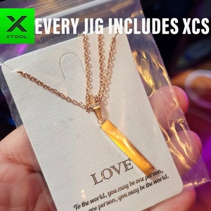 Xtool Vertical Bar Jewelry Jig for the Xtool F1 Laser Engraver - Etsy