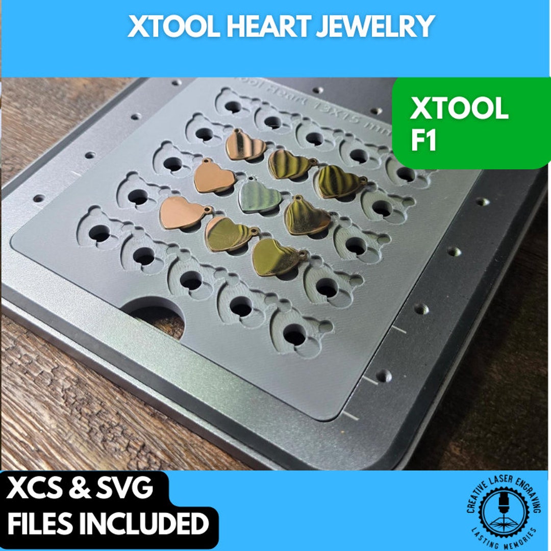 Xtool Heart Jewelry Xtool F1 Laser Engraver - Etsy