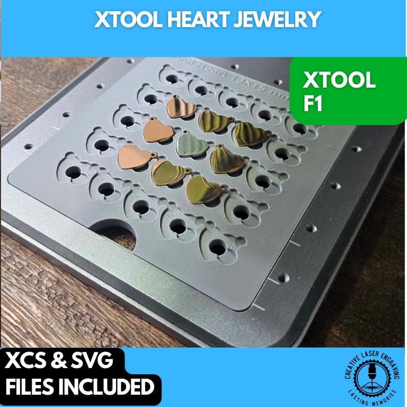Xtool Heart Jewelry Xtool F1 Laser Engraver - Etsy